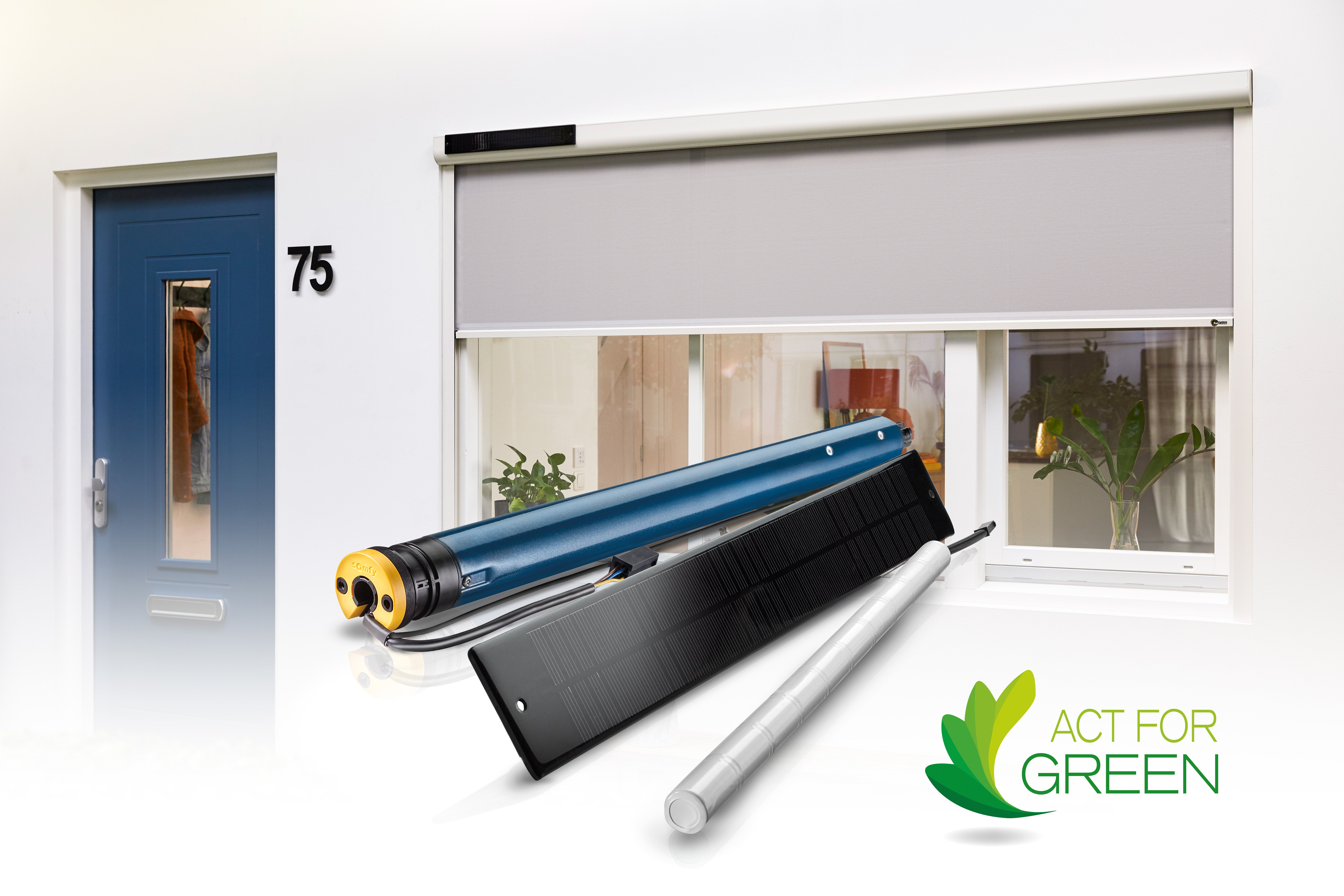 The Somfy solar-powered motor for outdoor vertical screens: an eco ...